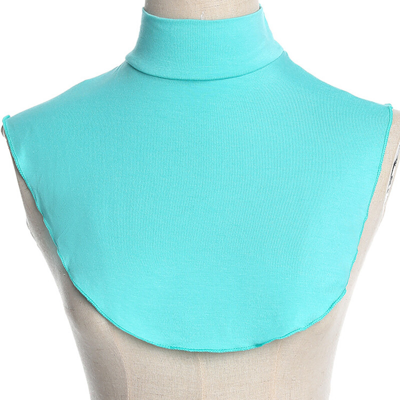 WomenMen Cotton Fake Mock Neck Bib Dickey Collar Neckline Turtleneck ...