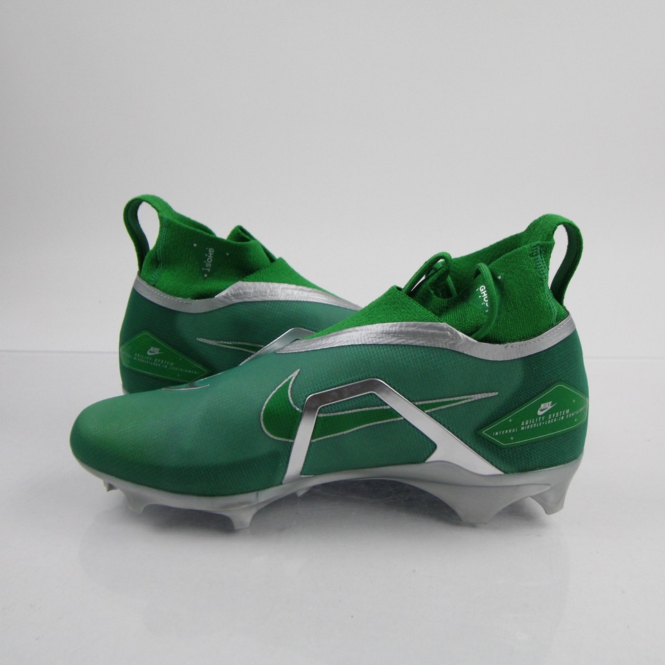 Oregon Ducks Nike Alpha Menace Football Cleat Men's Green/Silver New | eBay