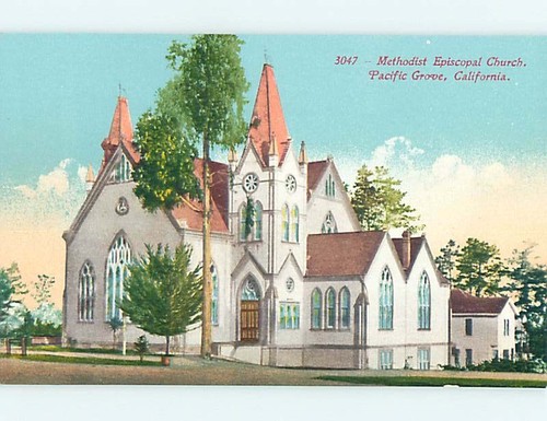 Unused Divided-Back CHURCH SCENE Pacific Grove California CA p4967 | eBay