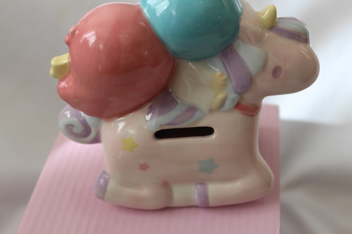 Bambola Sanrio Little Twin Stars coin bank unicorno 2025 nuova con ...