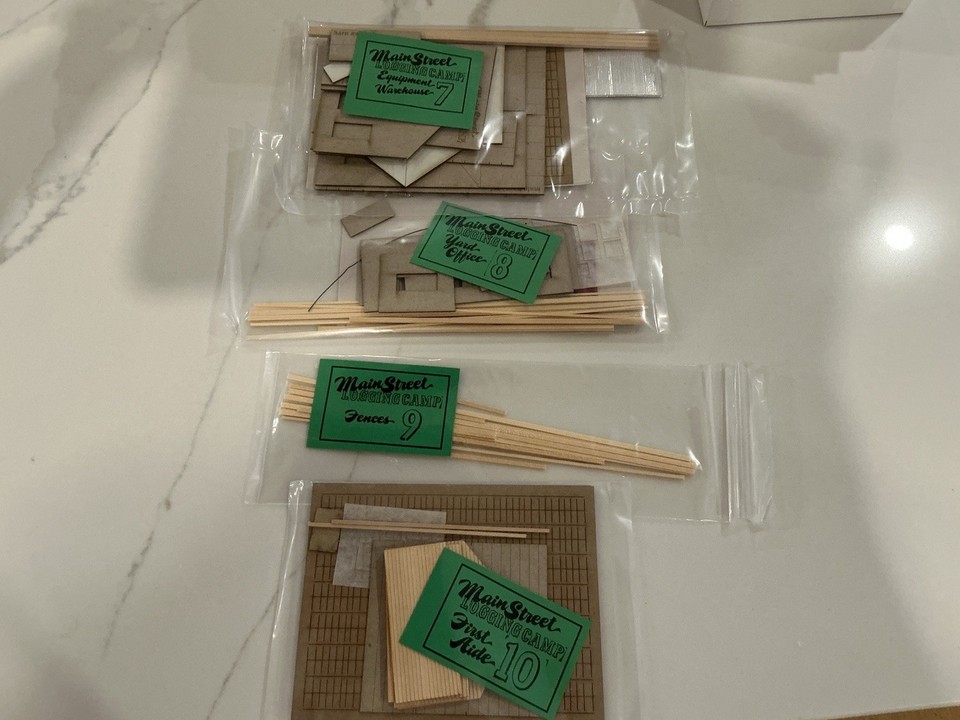 Sierra West Scale Models HO Kit #206 Logging Camp Main Street Limited ...