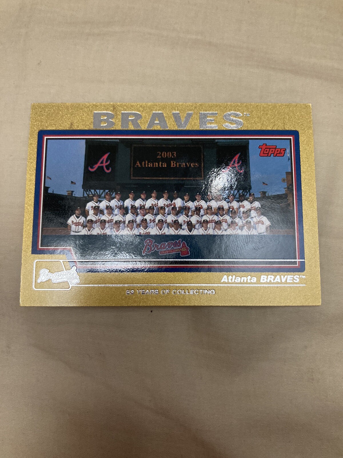 2004 Topps Gold #640 Atlanta Braves TC /2004 | eBay