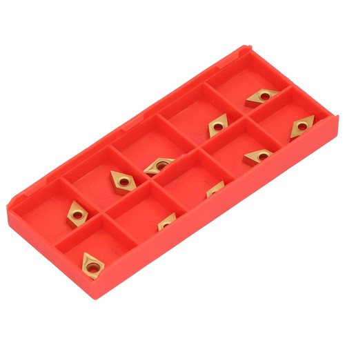 10x Cutter Inserts Carbide CNC Turning Cutting LFade Tools DCMT070204 ...
