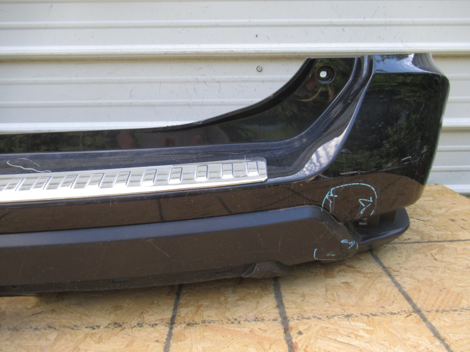 2017-2018 Nissan Rogue Rear Bumper Cover Panel Plastic 85022-6FR0H 17 ...