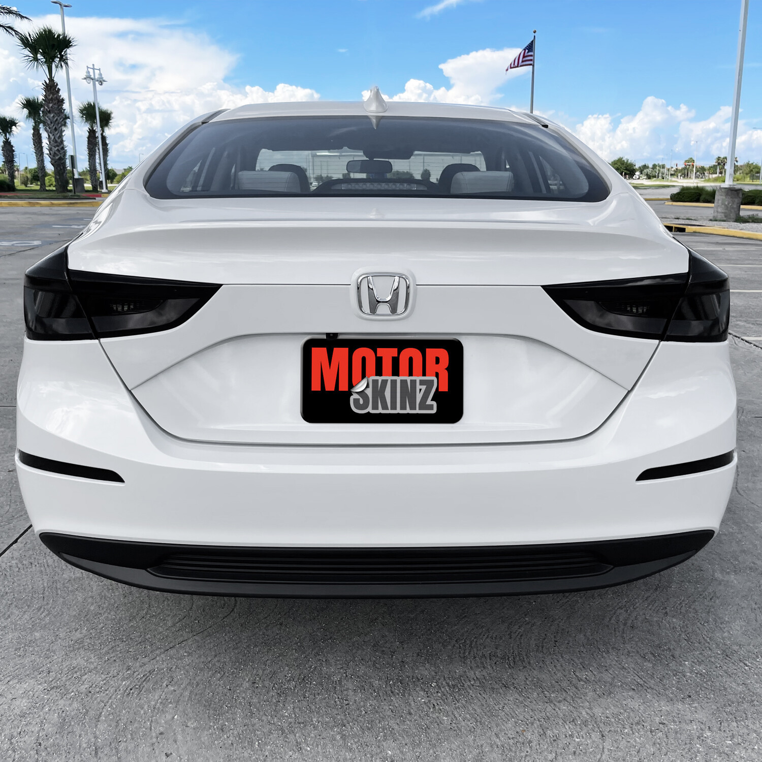 FOR 2019-2022 Honda Insight Tail Light & Reflector Smoke Vinyl Tint ...