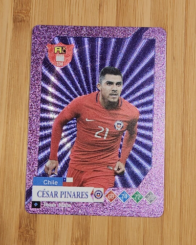 PURPLE Cesar Pinares Soccer Card CHILE Club Deportivo Universidad ...