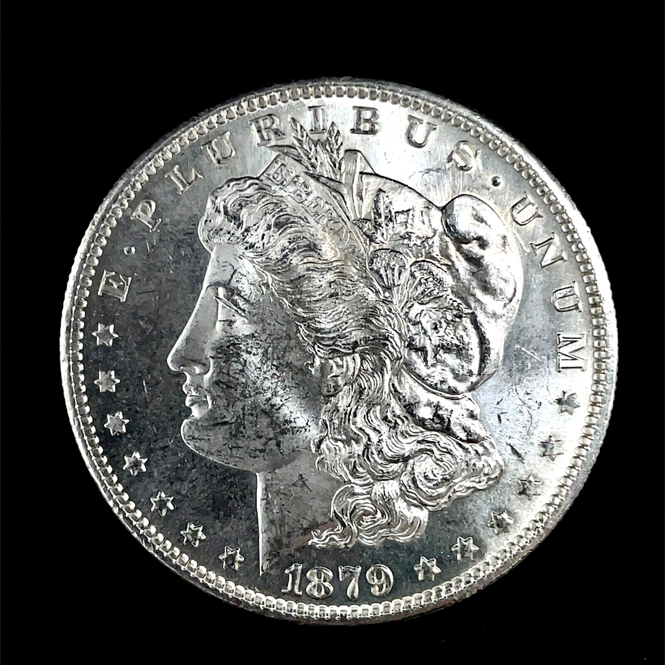 1879 S Morgan Dollar GEM BU. 90% Silver $1 US Coin # 1954 | eBay
