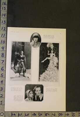 1926 PENNINGTON BARRYMORE CLAIRE LUCE GISH LARS HANSON ACTOR PHOTO ...