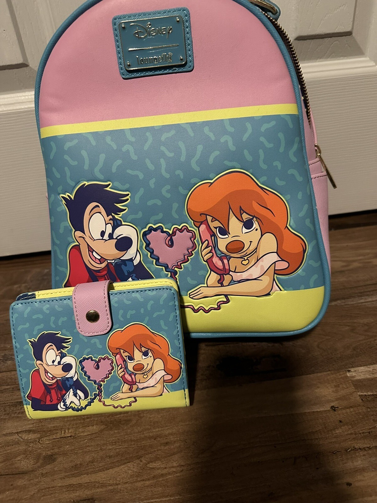 Loungefly Disney A Goofy Movie Max And Roxanne Mini Backpack Set | eBay