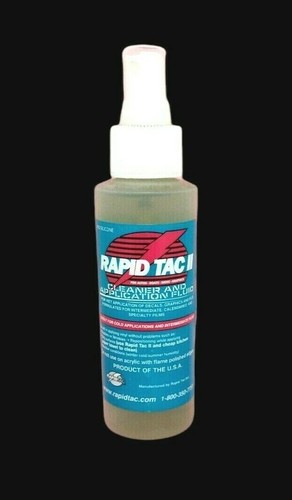 Rapid Tac II® Cleaner and Application Fluid 4oz Spray | eBay