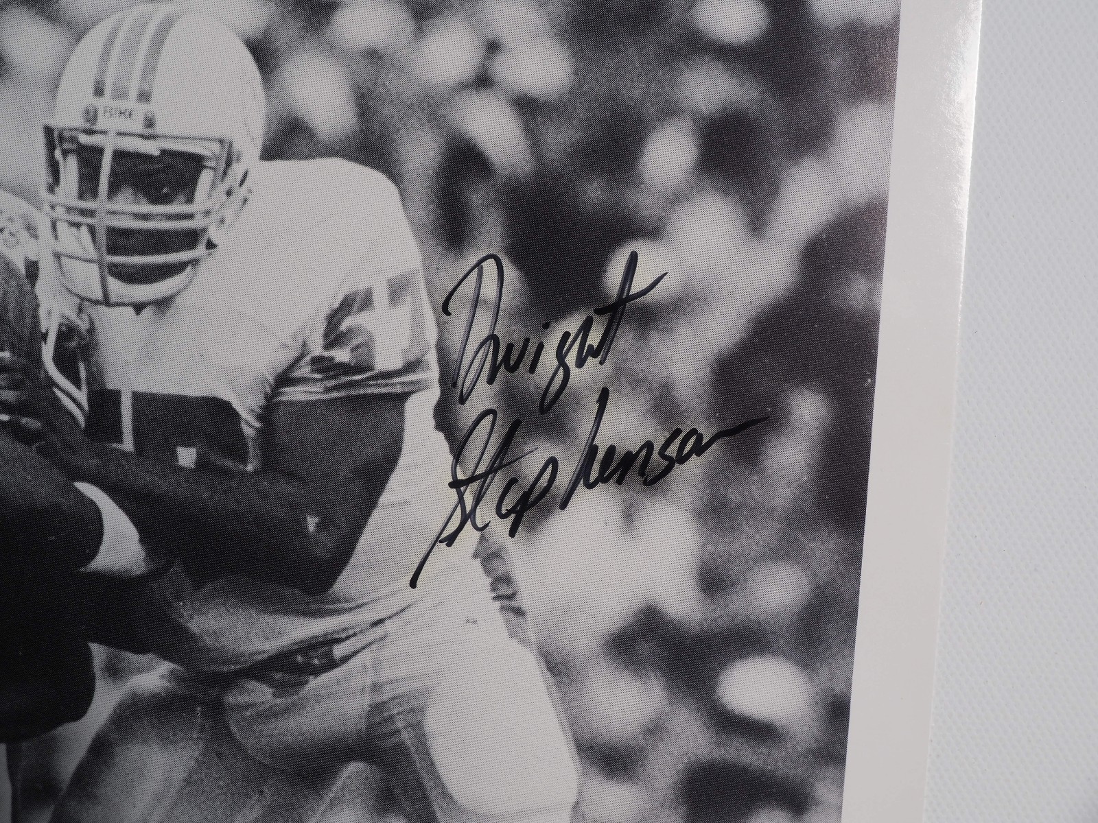 DWIGHT STEPHENSON NFL Miami Dolphins Autographed 8x10 B&W Photo Lot ...