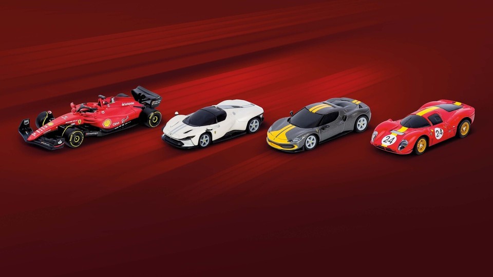 New Shell 4 X Bburago 1/41 Ferrari Collection Bluetooth remote control ...