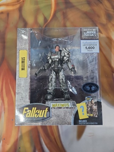Fallout Movie Maniacs Maximus Power Armor PLATINUM CHASE Posed Figure ...
