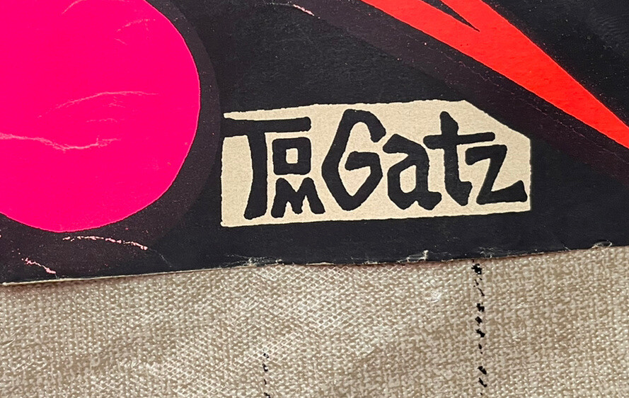 Vintage 1970 Pro Arts Inc Medina Ohio Tom Gatz Super Love Blacklight ...