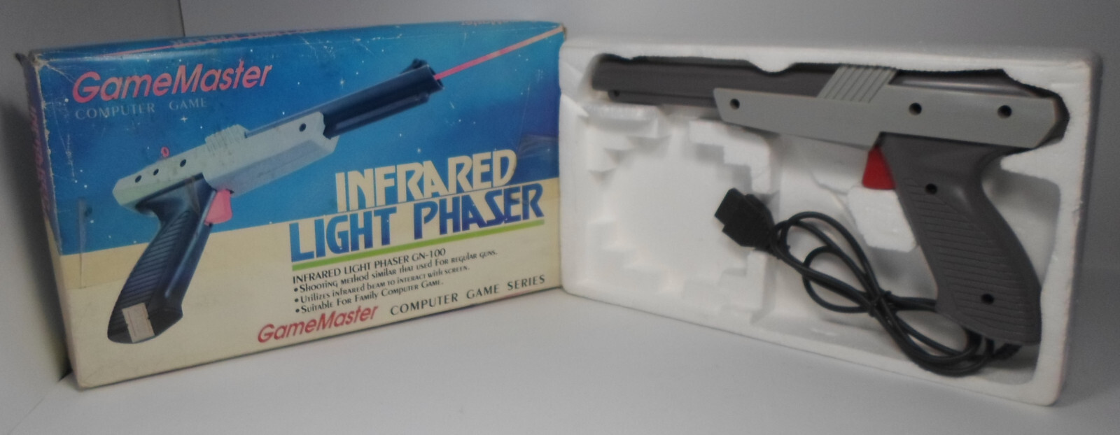 GAME MASTER VTG INFRARED LIGHT PHASER ELECTRONIC GUN N GN-100 MIP ...