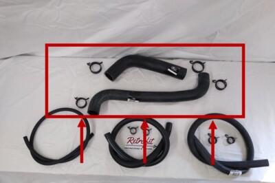 1973-87 Chevy C10 LS Swap Radiator Hose Kit [1004ULC] LSX, LS3, C1500 ...