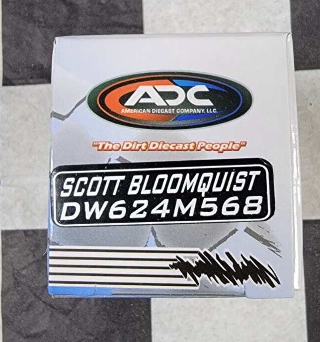 Scott Bloomquist #18 2024 1/64 Modèle De Voiture En Métal D'ADC Dirt ...