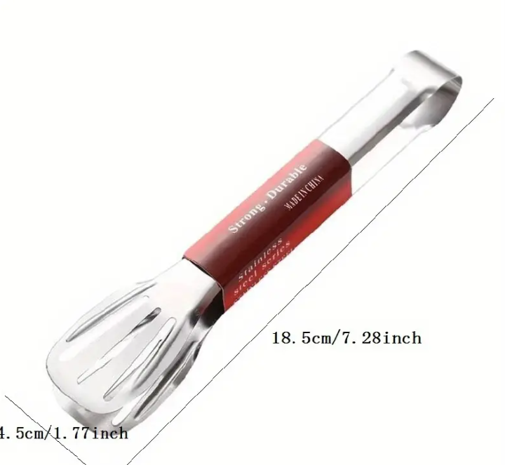 Food Tong Serving Grill BBQ Tong Kitchen Stainless Steel Tong Cooking ...