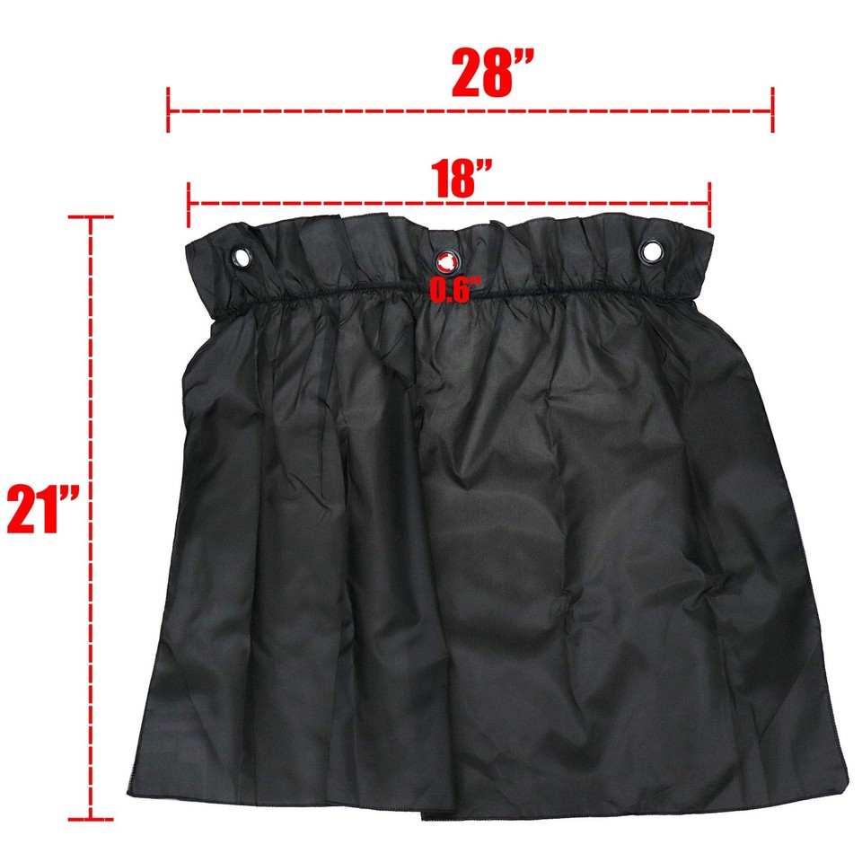 4 Pcs Car Side Window Curtain with Suction Cups, Removable Temporary ...