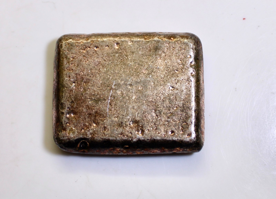 Rare Vintage KELLER 2 Oz .999 Silver Bar Toned Old Poured Square Loaf ...