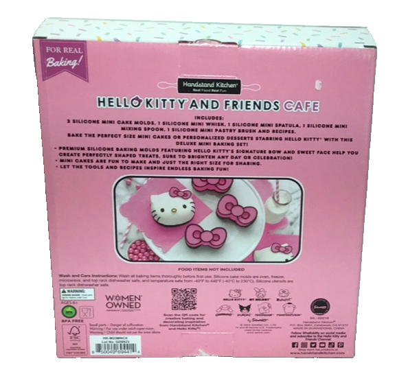 hello kitty and friends cafe mini cake making set kitty face bow molds ...