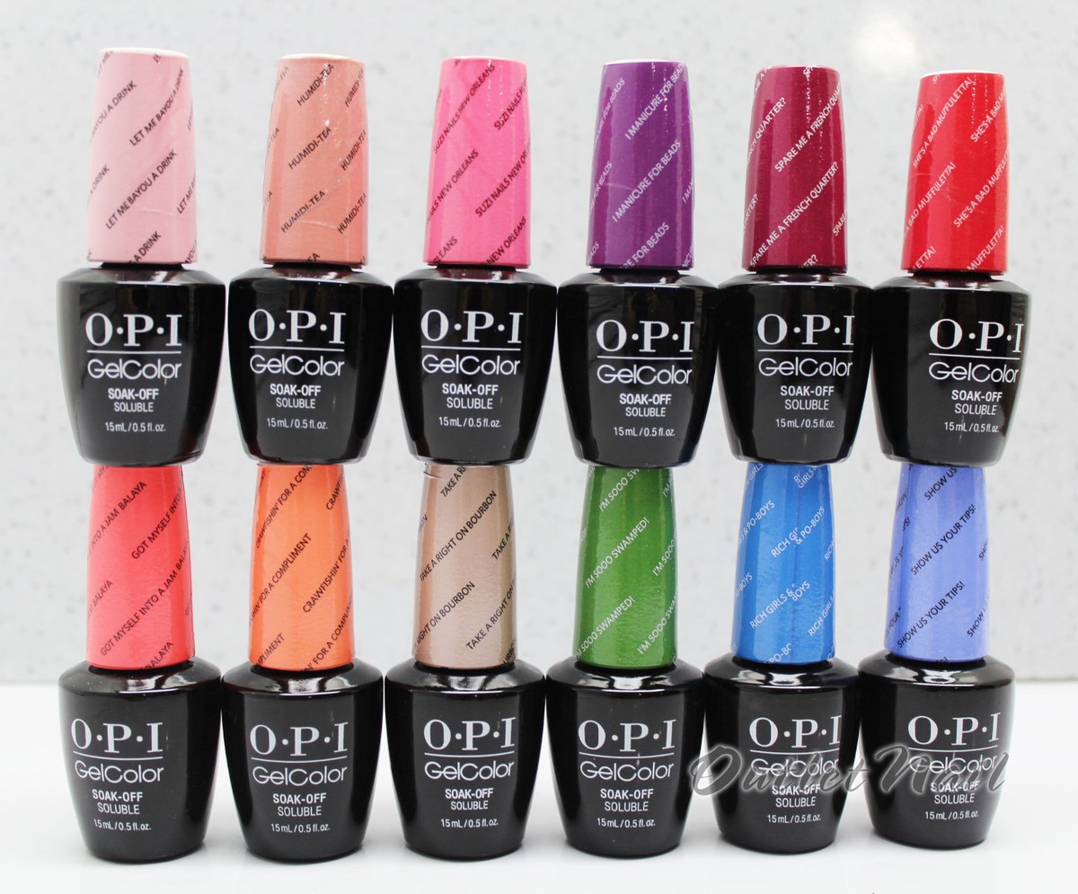 Opi Gel Colors Chart OPI Color Nail Chart