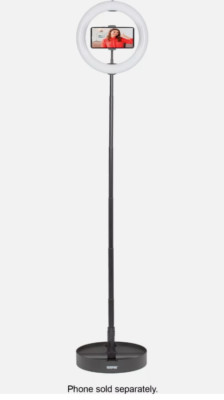 Sunpak Self-Storing Vlogging Kit w/Bluetooth Remote - VGC-LED128-11RL ...