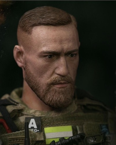 1/6 Conor Male Head Sculpt Soldier for 12" Hot toys Phicen Ganghood DAM ...