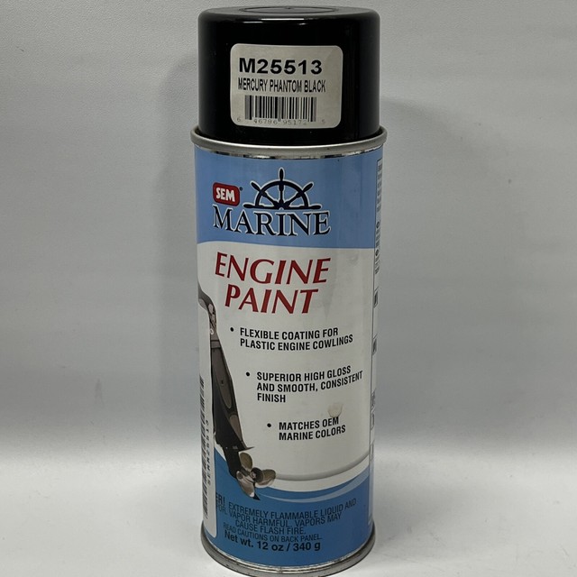 SEM M25513 Mercury Phantom Black OUTBOARD Engine Paint for sale online ...