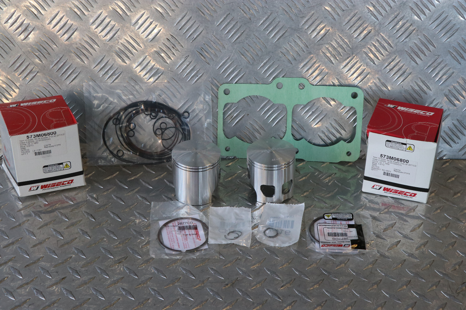 Yamaha Banshee Cheetah Cub 421 68mm Pistons top end kit | eBay