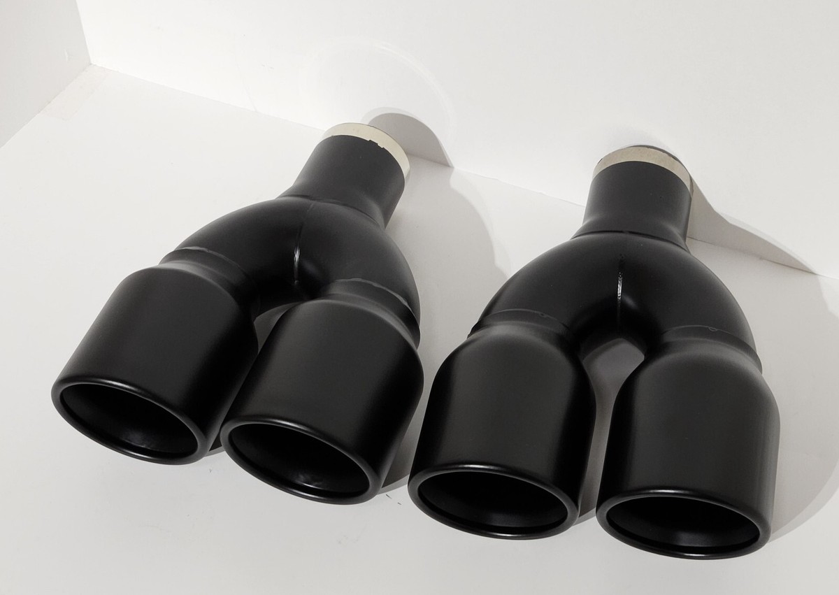 Dual Black Exhaust Tips Roush Performance Active Ready Exhaust Kit