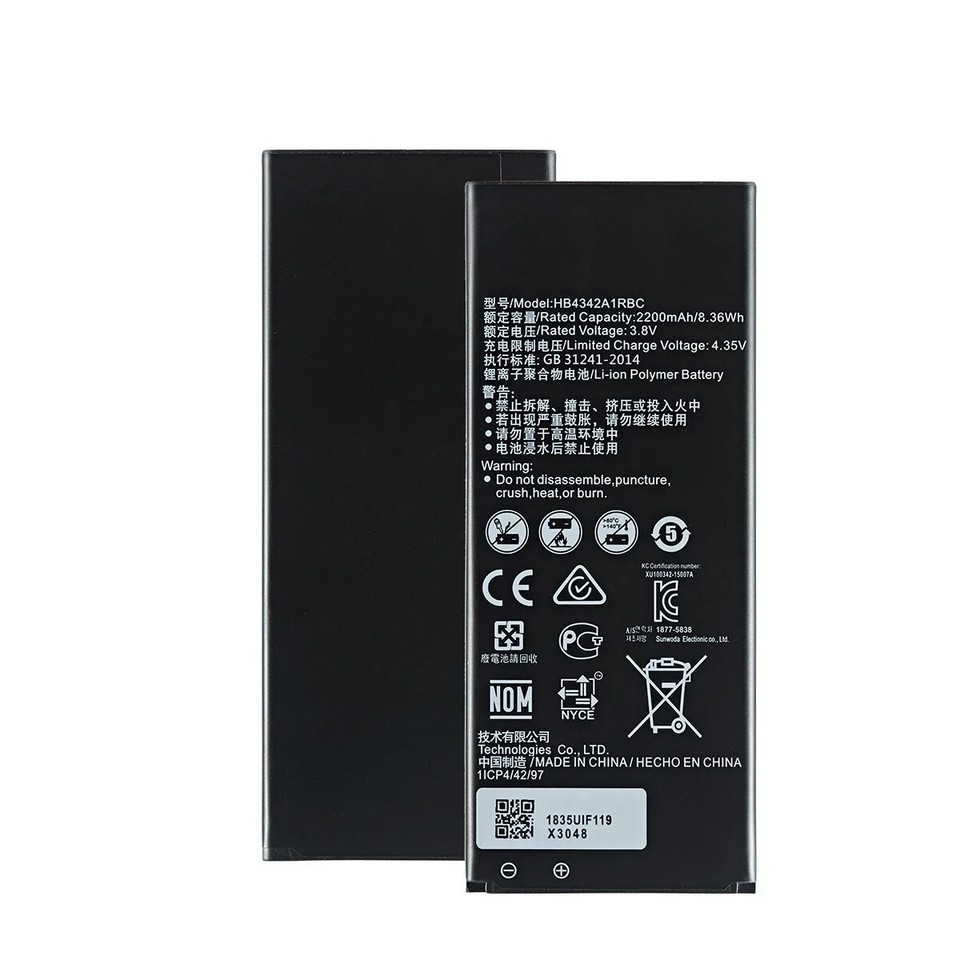 Battery For HUAWEI HB4342A1RBC Y6 Y511 Y5 2 5 Play5 5 Play CUN-U29 4A ...