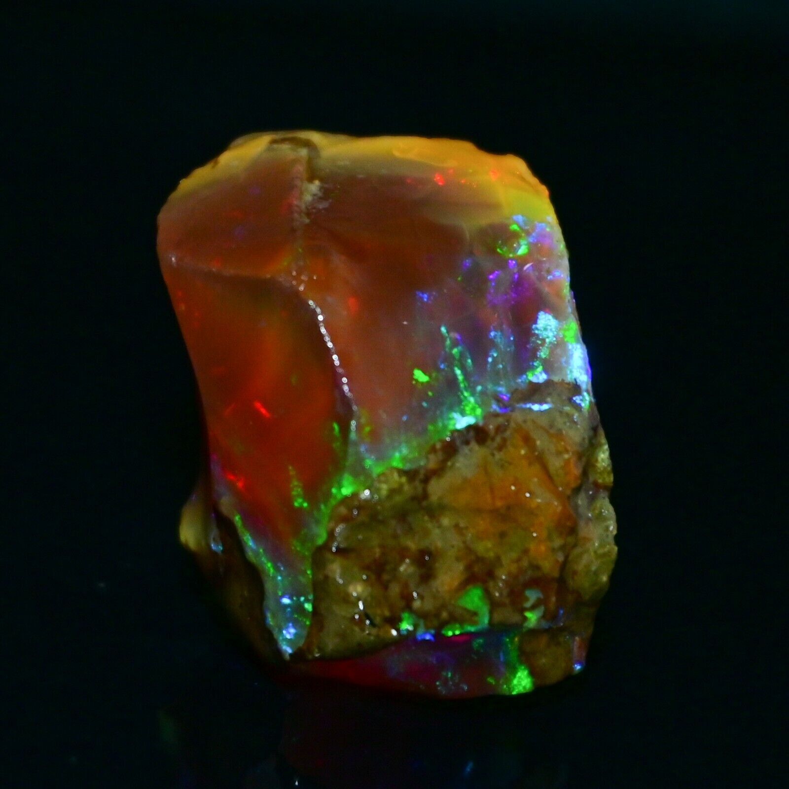 Red Opal Rough 48.00 Carat Natural Ethiopian Opal Raw Welo Opal ...