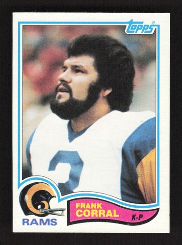 1982 Topps Football Frank Corral #370 Los Angeles Rams | eBay