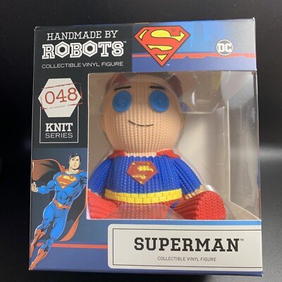 DC COMICS SUPERMAN HANDMADE BY ROBOTS 5" VINYL FIGURE [BDA] New Danaged ...