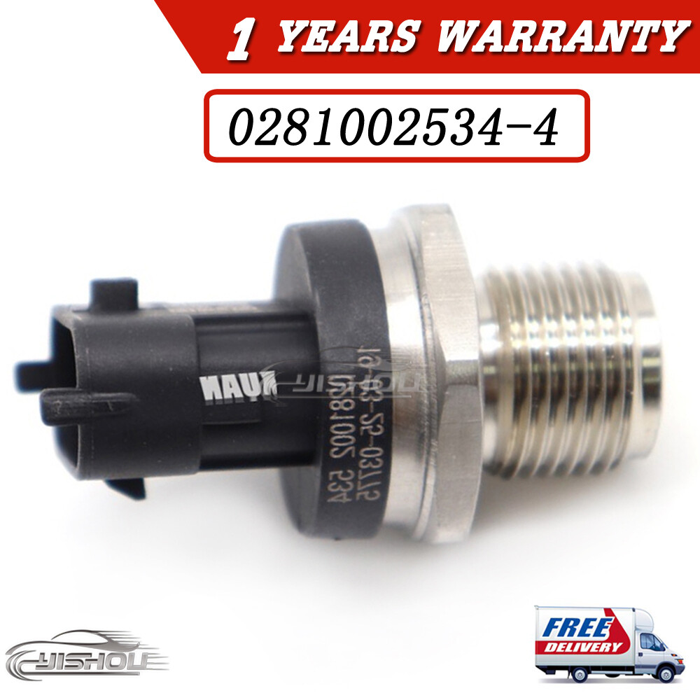 0281002534 Fuel Rail Pressure Sensor For MAN TGL TGM IVECO MASSIF ALFA ...