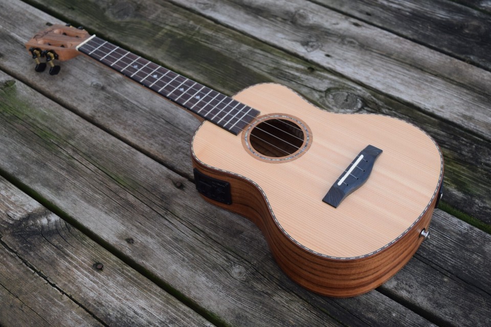 Solid Cedar & Koa Wood Ukulele with Accessories, (Canadian brand) | eBay