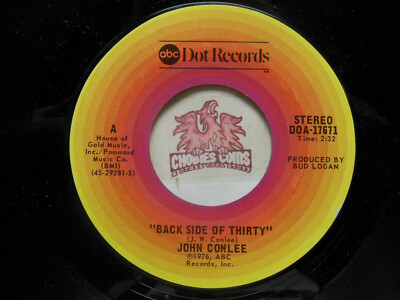 John Conlee – Back Side Of Thirty / Hold On, 45 RPM VG on ABC (23H) | eBay