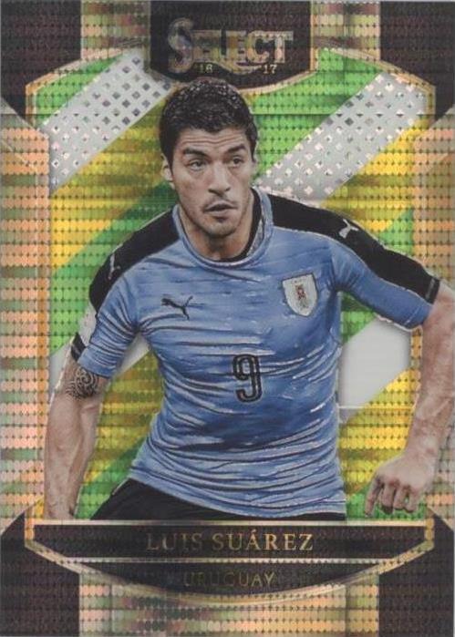 2016-17 Panini Select - Terrace Luis Suarez #3 Multi-Color Prizm for ...