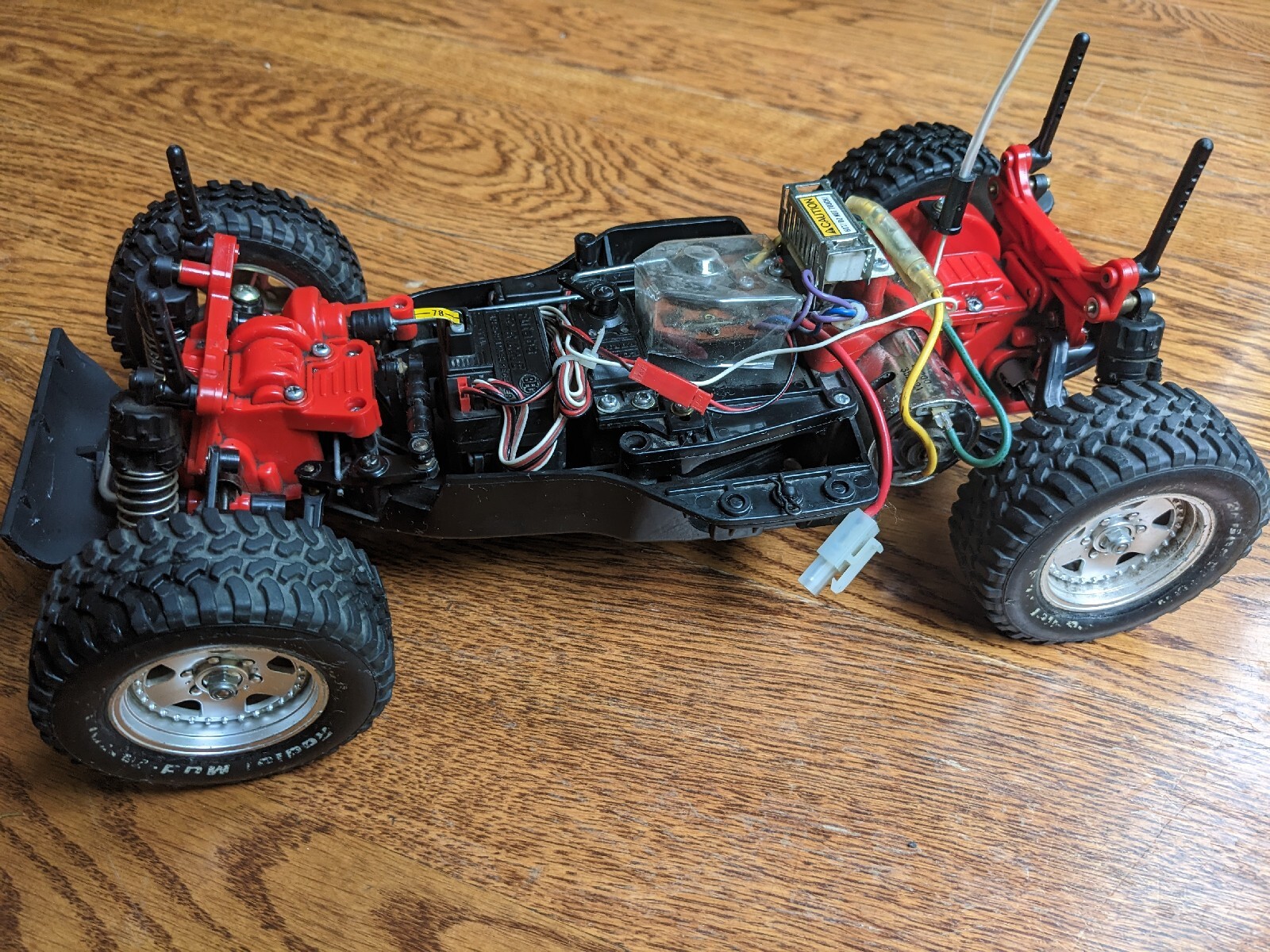 Vintage (58161) Tamiya 4x4 Ford F-150 Baja Racing Truck w/Futaba Attack ...