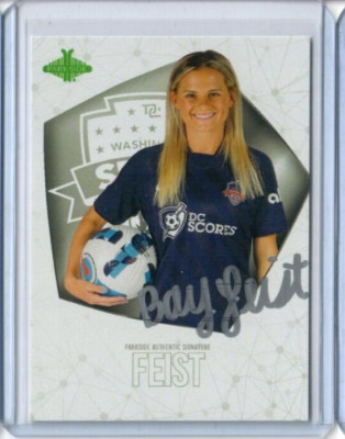 BAYLEY FEIST 2022 Parkside SS-BF NWSL SILVER INK AUTOGRAPH SPIRIT AUTO ...