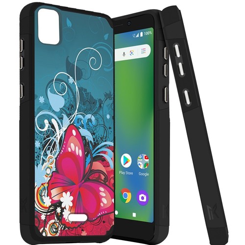 For Cricket Vision Plus MetKase Original ShockProof Case Cover ...