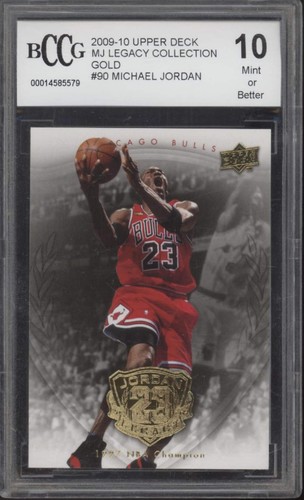 Michael Jordan 2009-10 Upper Deck MJ Legacy Collection Gold #90 Beckett ...