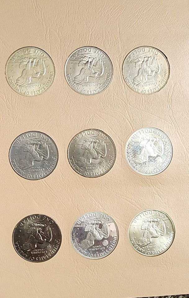 Eisenhower Dollar Dansco Album 8176 with 32 Coins. Nice Original Coins. | eBay