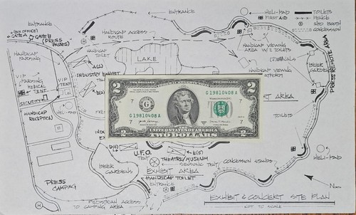 US Festival 1982 (Map of grounds given CREW) | eBay