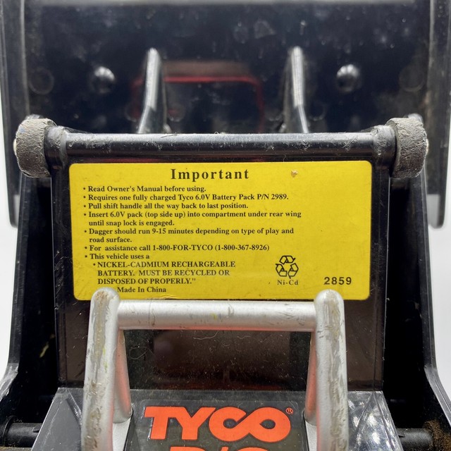 RARE Vintage 1996 TYCO R/c Dagger Stunt Vehicle Remote Control Car ...