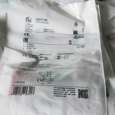 1PC IFM OGT-100 Photoelectric Sensors OGT100 New | eBay