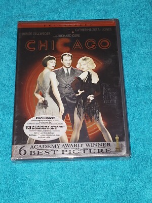 Chicago (DVD, 2003, Full Frame) Richard Gere, Renee Zellweger FS NEW | eBay