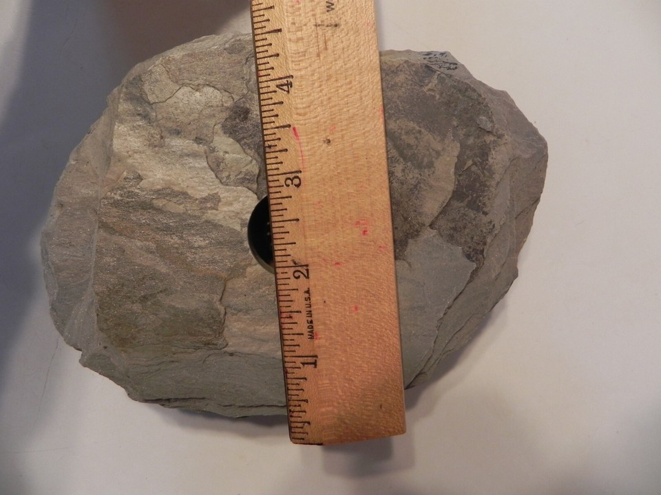 VTG SMALL IKEBANA NATURAL SLATE ORGANIC STONE VASE W/FLOWER FROG | eBay