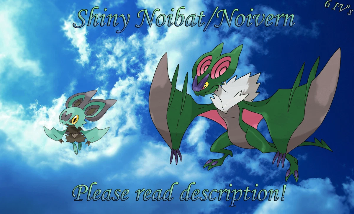 Shiny Noibat And Noivern